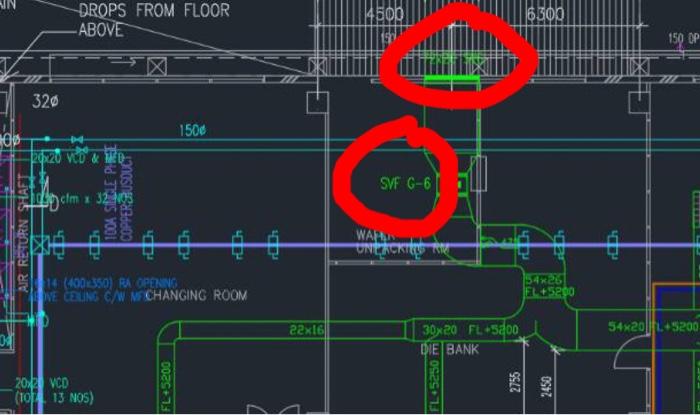 Solved HVAC AUTOCAD DRAWINGI have this autocad drawing of | Chegg.com