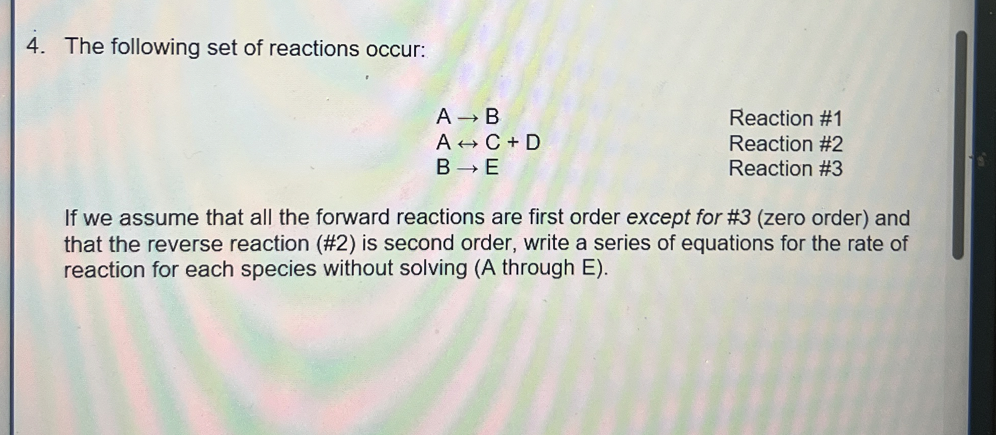 The following set of reactions | Chegg.com
