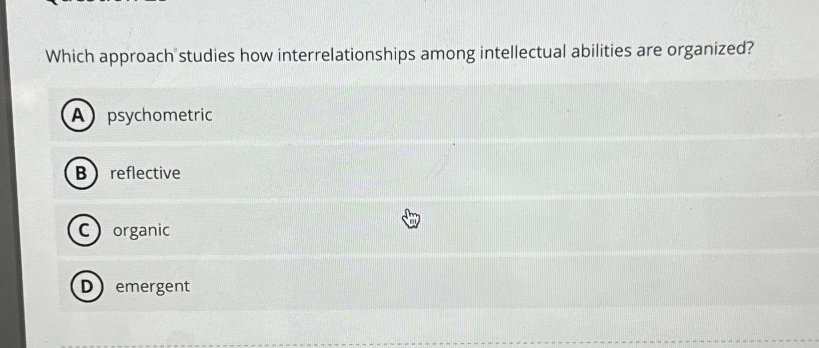 Solved Which approach studies how interrelationships among | Chegg.com