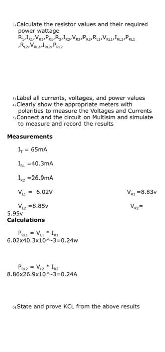 Objectives: - Design and construct a simple | Chegg.com