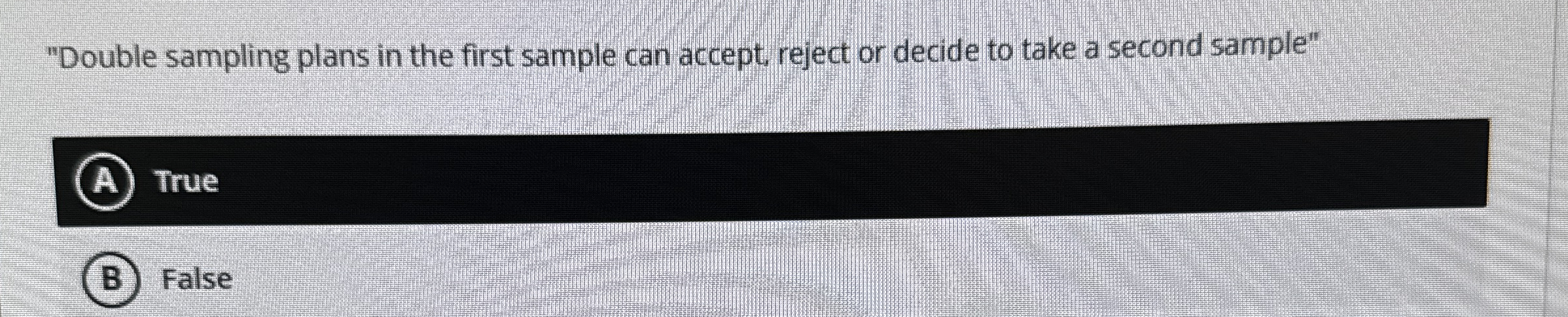 Solved "Double sampling plans in the first sample can | Chegg.com