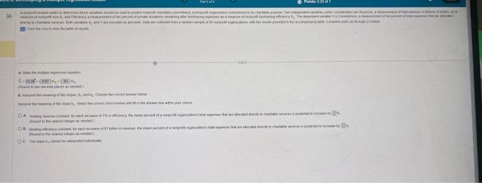 Solved if Table of results | Chegg.com