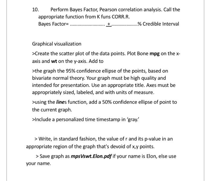 Solved Correlation worksheet Execute the R code below and | Chegg.com