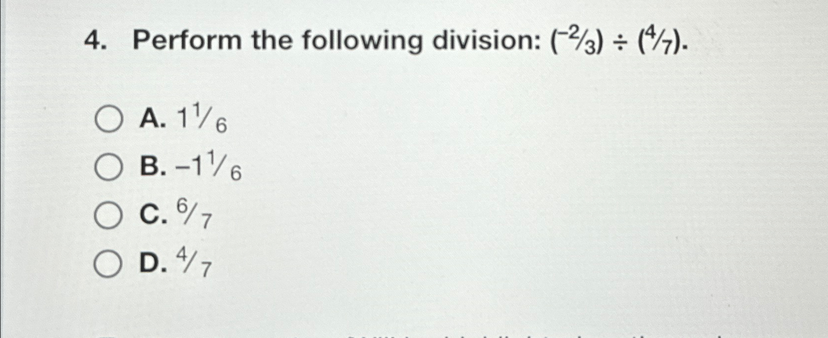 Solved Perform the following division: | Chegg.com