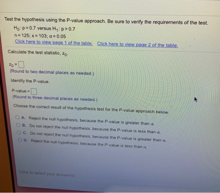 Solved Test the hypothesis using the P-value approach. Be | Chegg.com