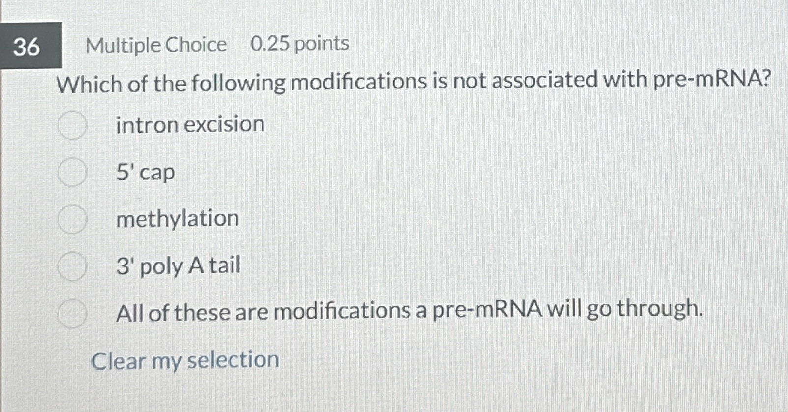 Solved 36Multiple Choice 0.25 ﻿pointsWhich of the following | Chegg.com