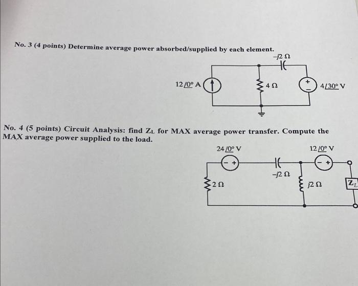 Solved No. 3 (4 points) Determine average power | Chegg.com Solved No. 3 (4 points) Determine average power | Chegg.com