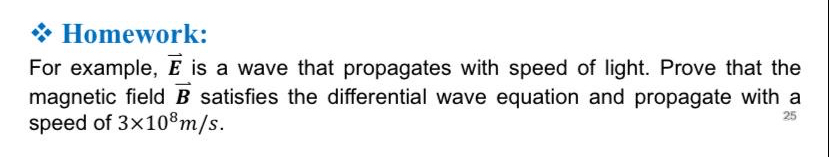 Solved & Homework:For example, vec(E) ﻿is a wave that | Chegg.com