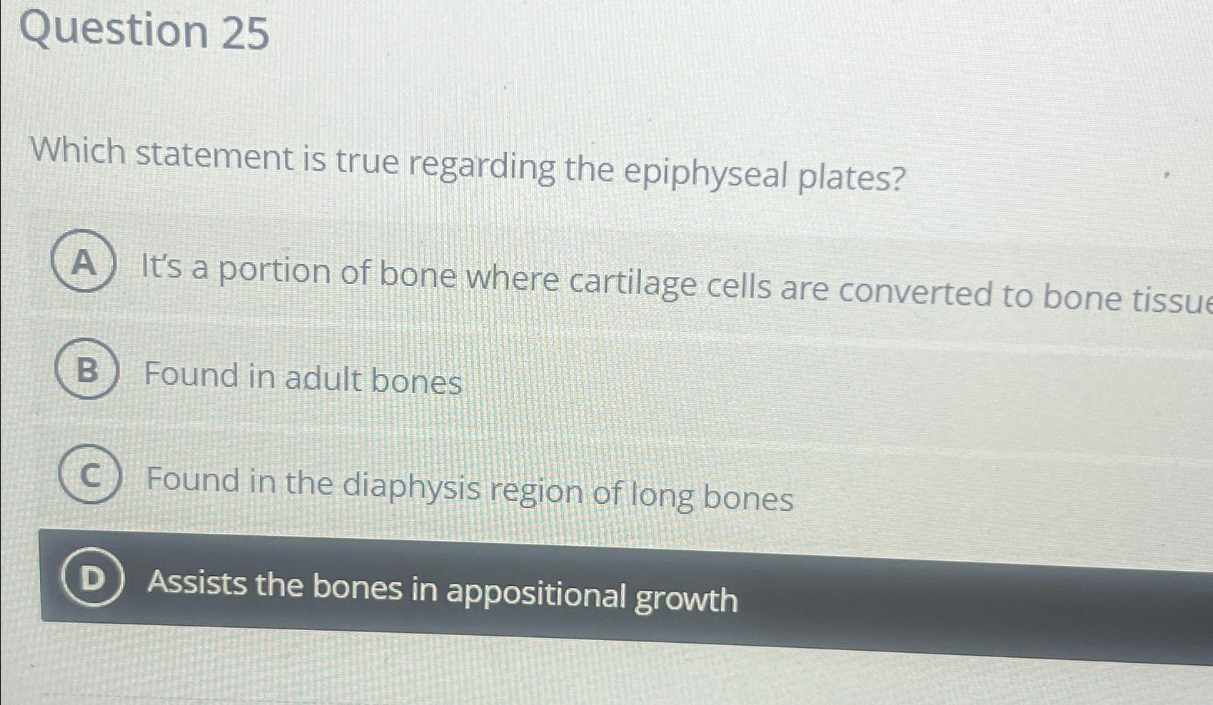 Solved Question 25Which statement is true regarding the | Chegg.com