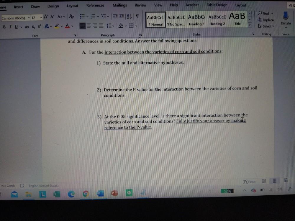 Solved Draw Design Layout References Mailings Review View | Chegg.com