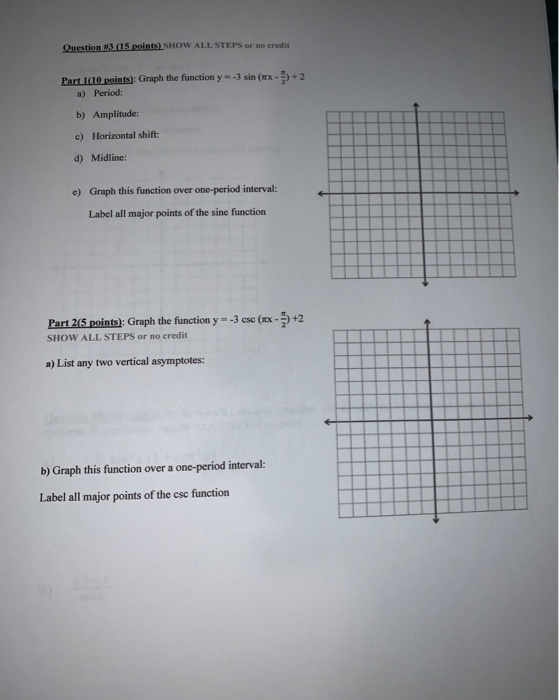 Solved Question 1.6 points) Determine the amplitude and | Chegg.com
