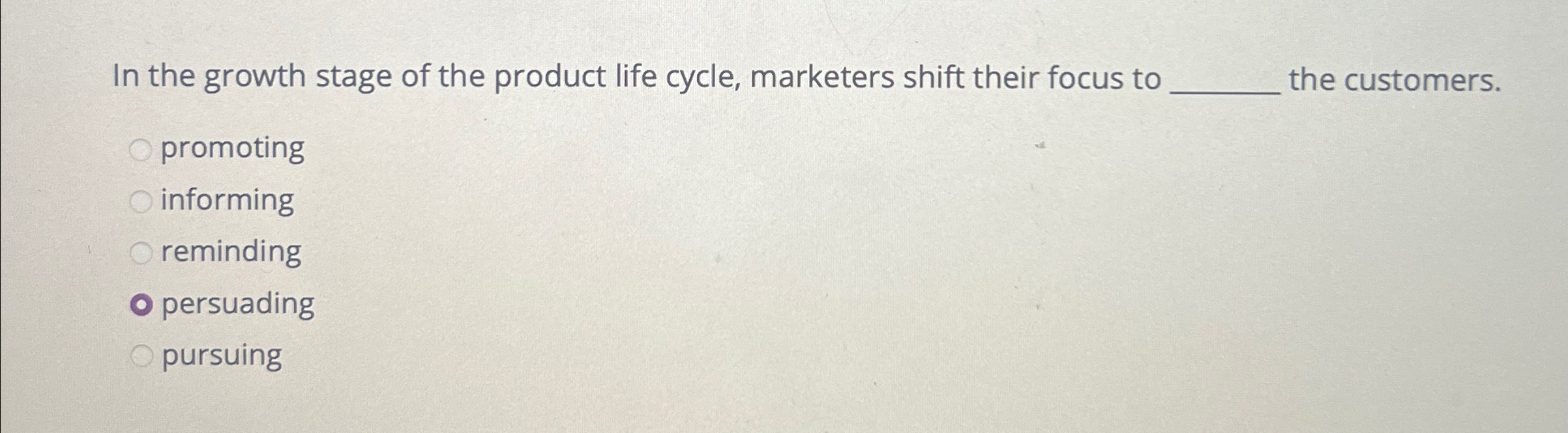 Solved In the growth stage of the product life cycle, | Chegg.com