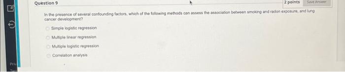 Solved In the presence of several confounding factors, which | Chegg.com