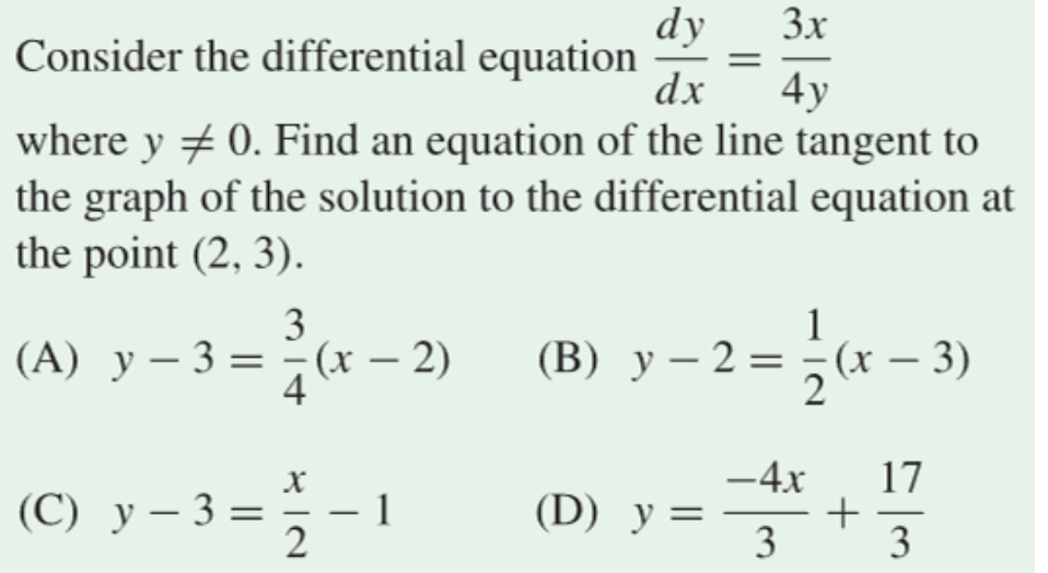 Solved Consider the differential equation dydx=3x4ywhere | Chegg.com