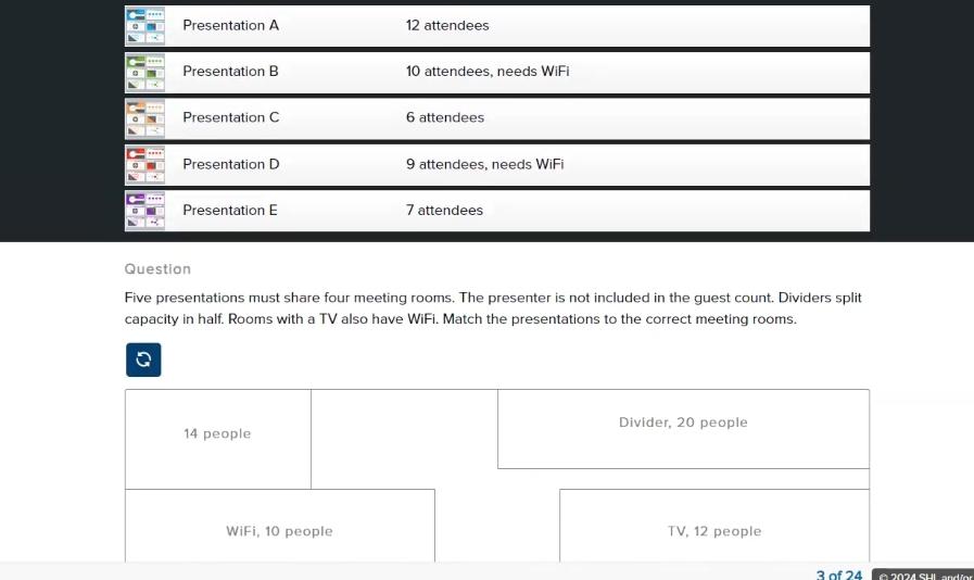 Solved Presentation A12 ﻿attendeesPresentation B10 | Chegg.com