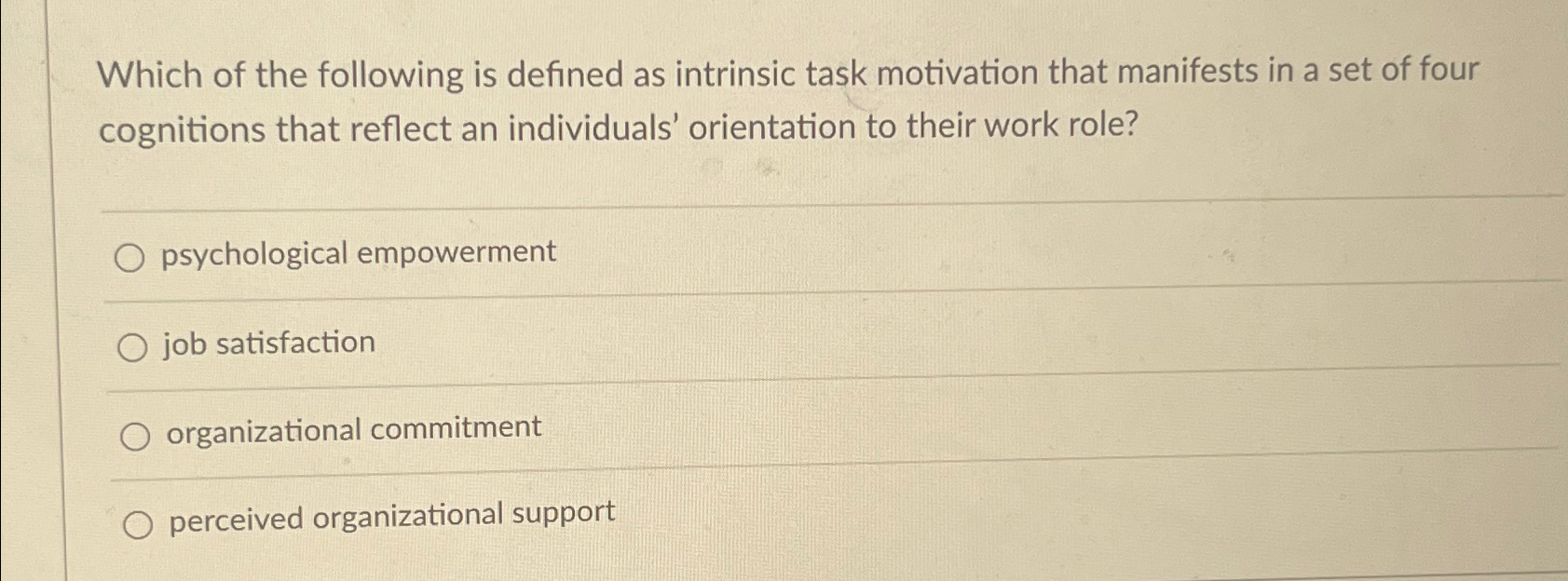 Solved Which of the following is defined as intrinsic task | Chegg.com
