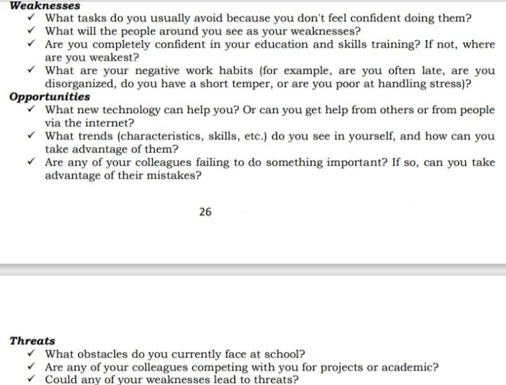 Solved Activity: SWOT ANALYSIS Directions: Using the SWOT | Chegg.com