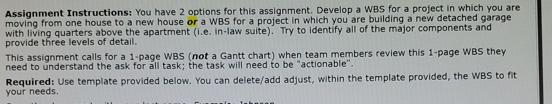 Solved Assignment Instructions: You have 2 ﻿options for this | Chegg.com