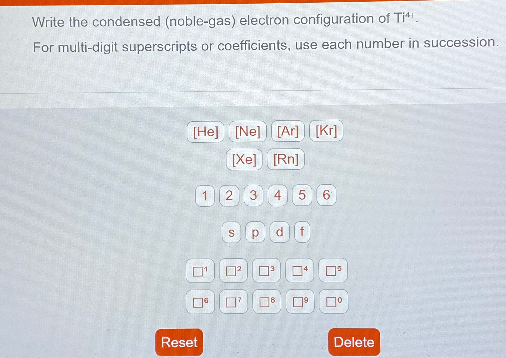 Solved Write the condensed (noble-gas) ﻿electron | Chegg.com