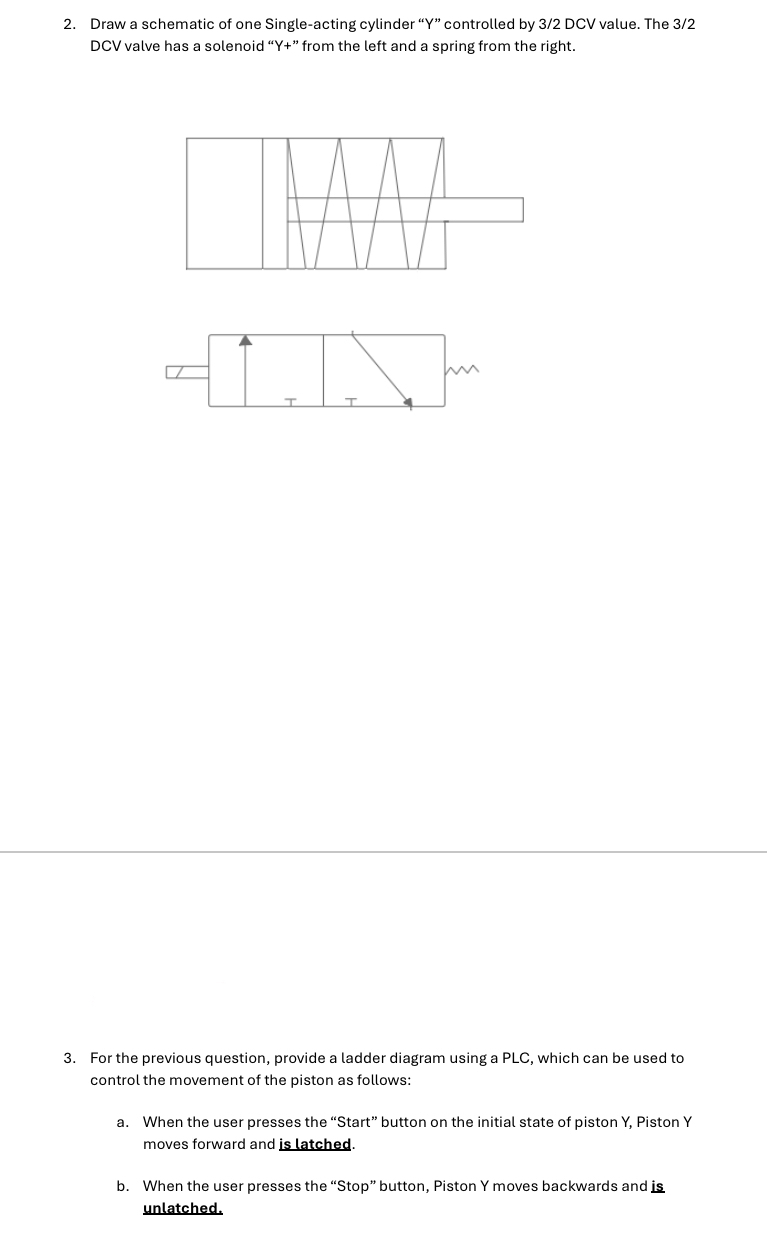 (Solve q3 ) ﻿only Draw a schematic of one | Chegg.com