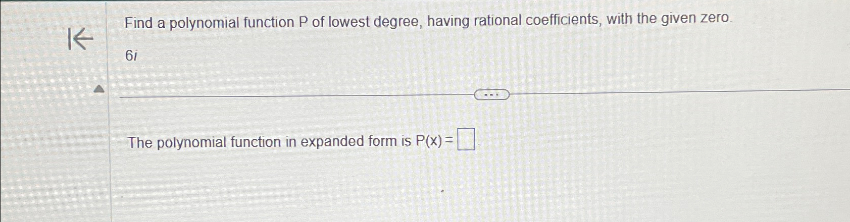 Solved Find a polynomial function P ﻿of lowest degree, | Chegg.com