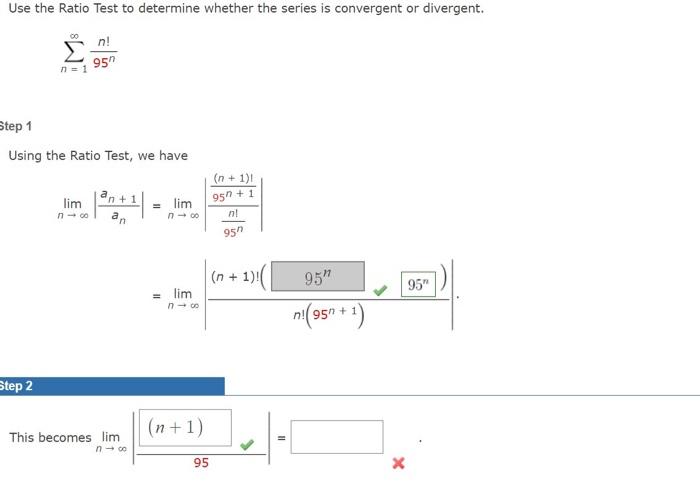 Solved Use the Ratio Test to determine whether the series is | Chegg.com