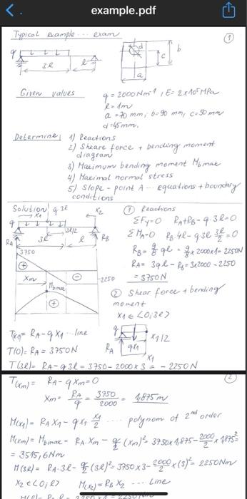 Solved you will find a same example with its solution so you | Chegg.com