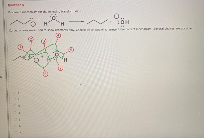 Question 5 Propose a mechanism for the following | Chegg.com