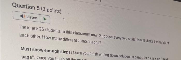 Solved There are 25 students in this classroom now. Suppose | Chegg.com