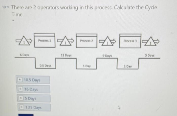 Solved 9→ There are 2 operators working in this process. | Chegg.com