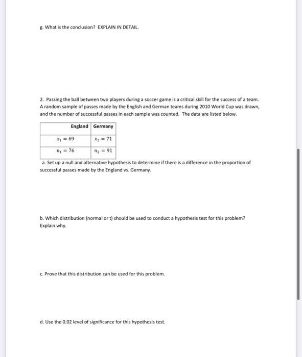 Solved Business Statistics T F HAND IN - Assignment \# 10 | Chegg.com