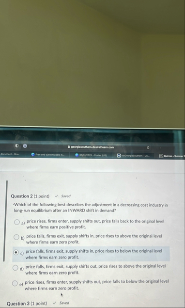 Solved Question 2 (1 ﻿point) ﻿Saved-Which of the following | Chegg.com