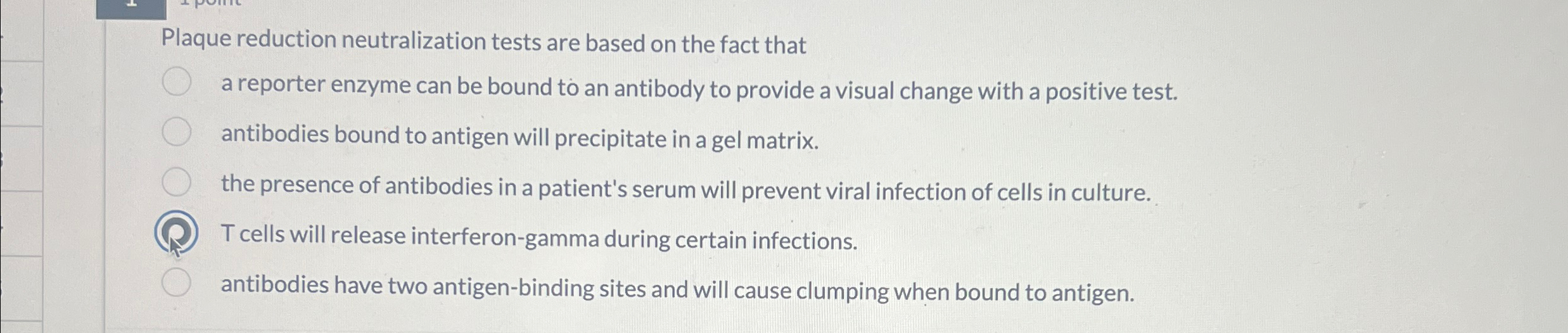 Solved Plaque reduction neutralization tests are based on | Chegg.com