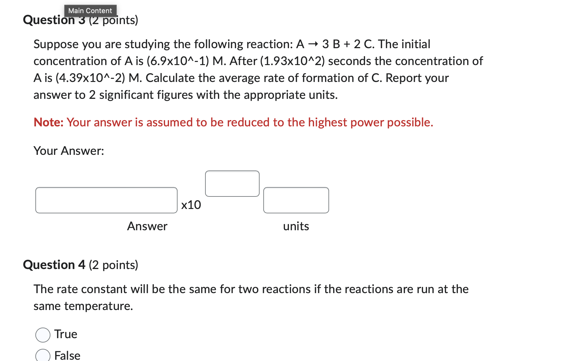 Solved Question 3 (2 ﻿points)Suppose you are studying the | Chegg.com