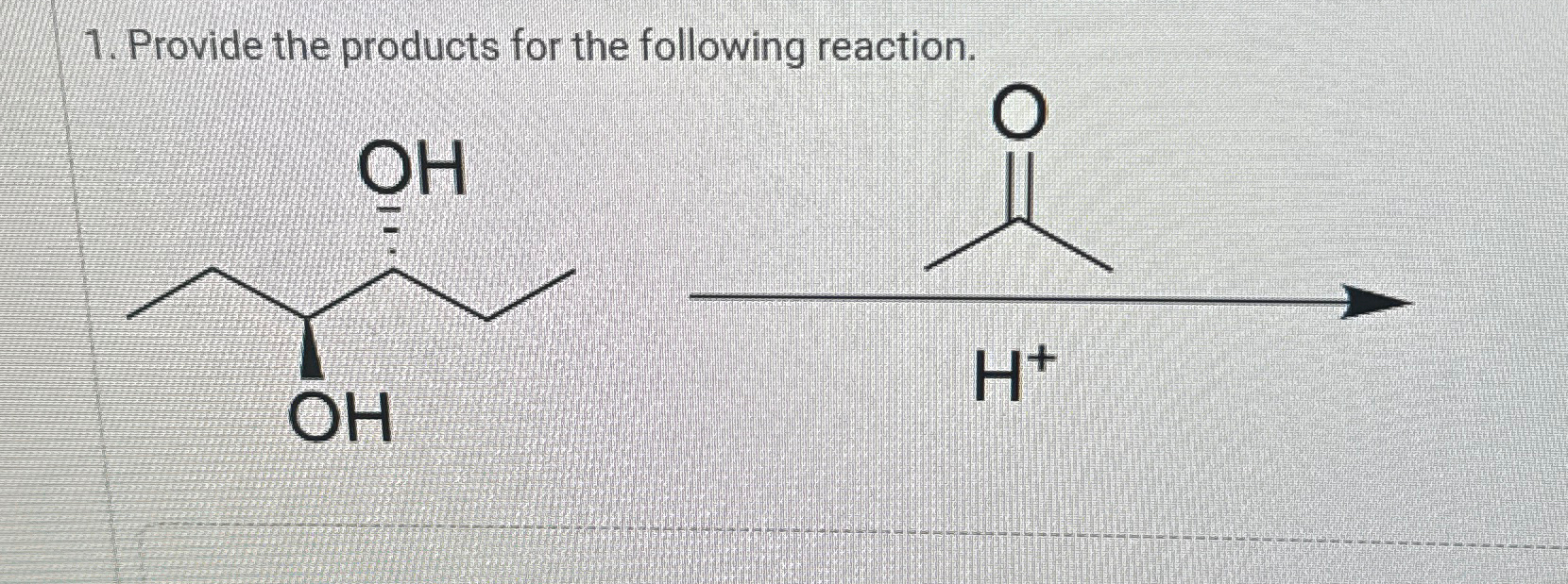 Solved Provide The Product For The Following