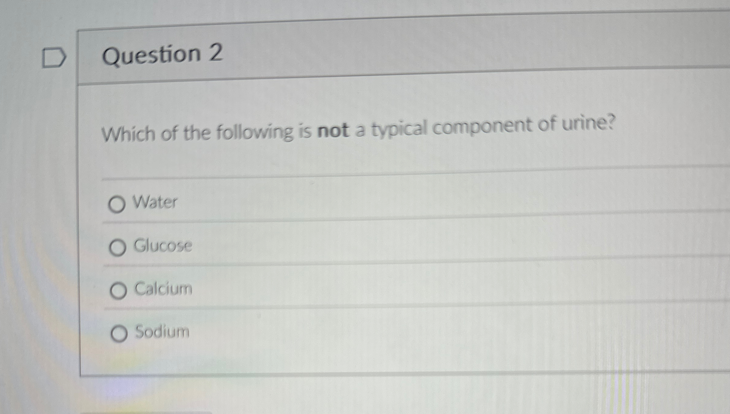 Solved Question 2Which of the following is not a typical | Chegg.com