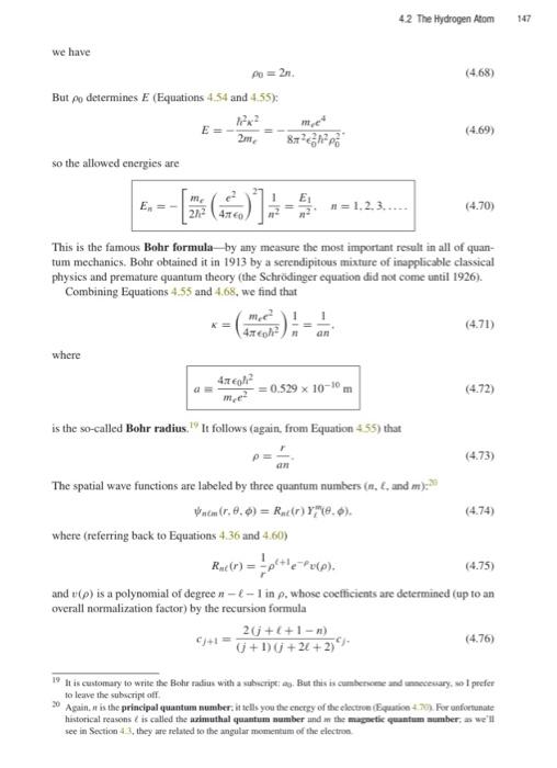Solved Problem 4 12 Work Out The Radial Wave Functions