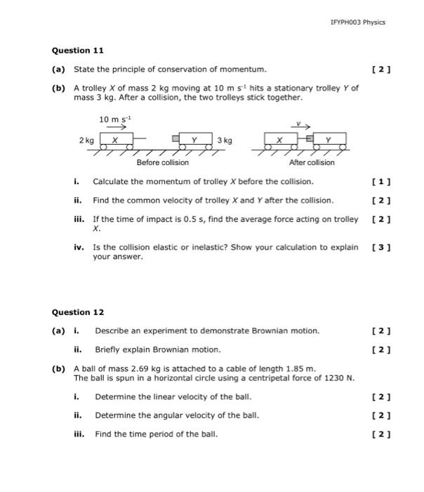 Solved (a) State the principle of conservation of momentum. | Chegg.com