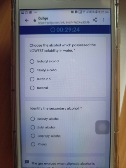 Solved 9.83% 03:02 pm Quilgo | Chegg.com