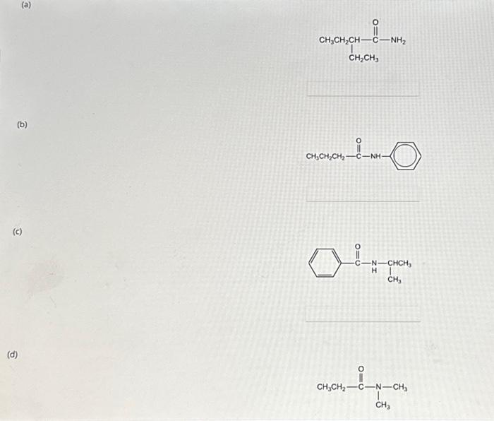 Solved Name each of the following amine salts. (a) | Chegg.com