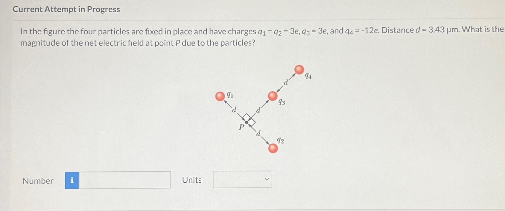 Solved Current Attempt in ProgressIn the figure the four | Chegg.com
