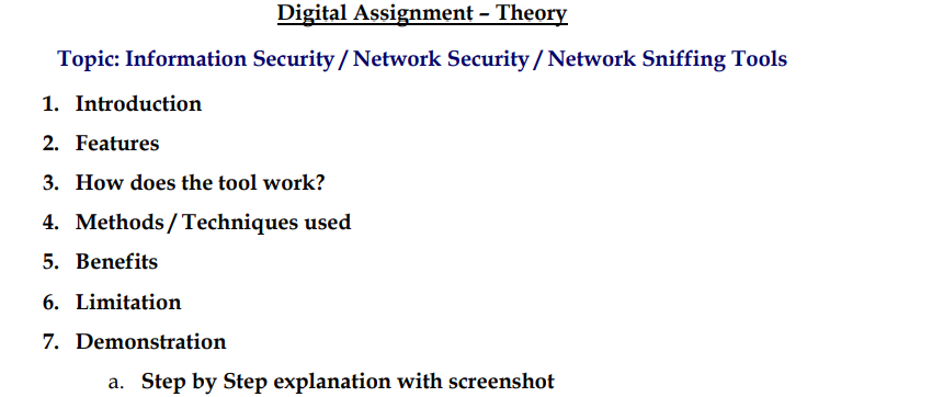Solved Digital Assignment - ﻿TheoryTopic: Information | Chegg.com