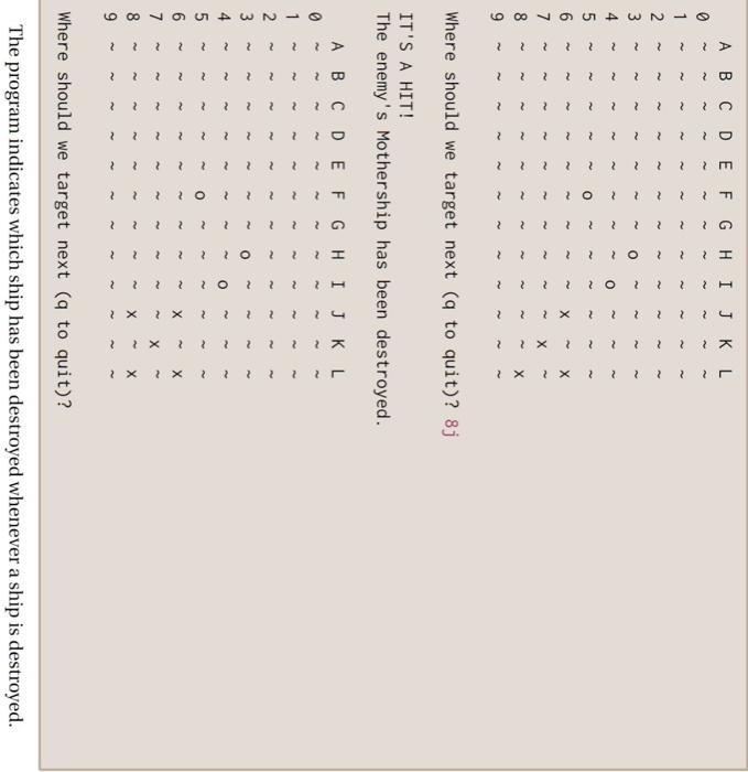 Solved Create a space themed single player variation of | Chegg.com