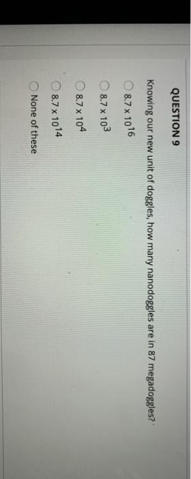 Solved Question number 7 is giving you the units on how to | Chegg.com