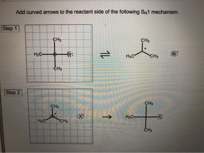 Solved Add curved arrows to the reactant side of the | Chegg.com