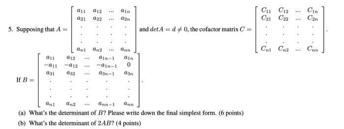 Solved 5. Supposing that | Chegg.com