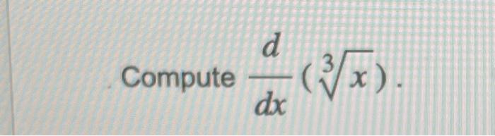 Solved dxd(3x) | Chegg.com