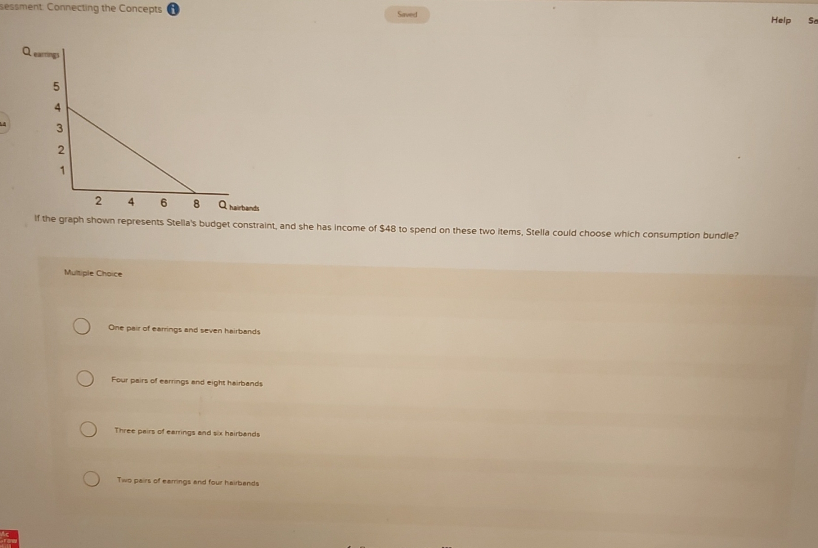 Solved sessment Connecting the Concepts iSarvedHelpIf the | Chegg.com