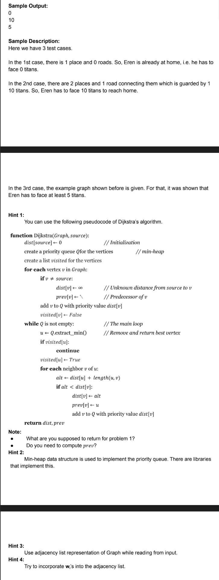 Solved Problems Description: The following tasks need to be | Chegg.com