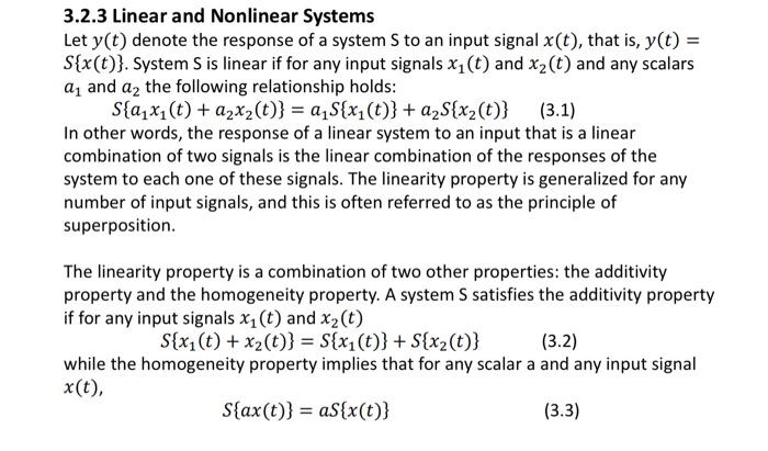 Solved Problem2: (Use Figure) Determine if the linearity | Chegg.com